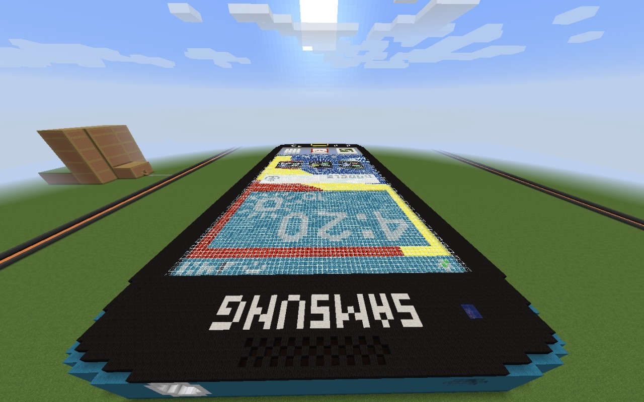 Samsung galaxy s5 Phone build Minecraft Map