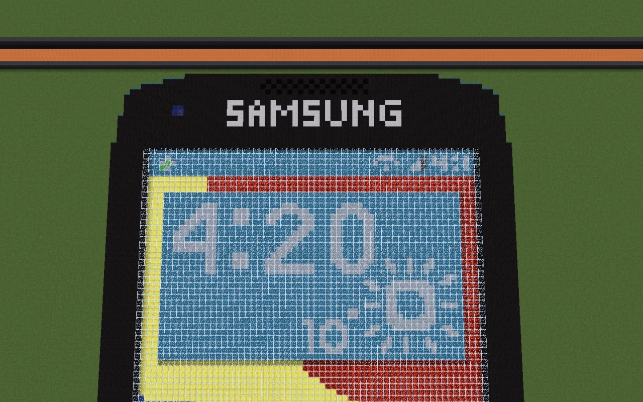 Samsung galaxy s5 Phone build Minecraft Map