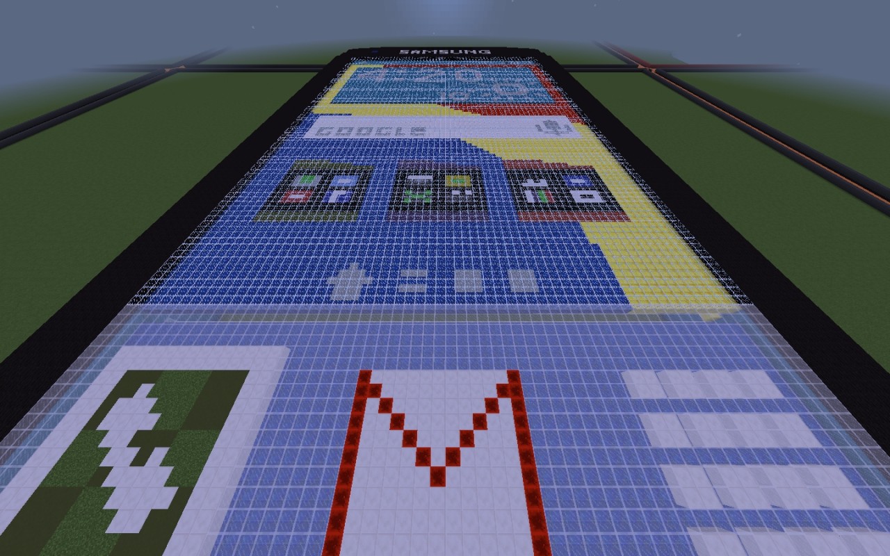 Samsung galaxy s5 Phone build Minecraft Map
