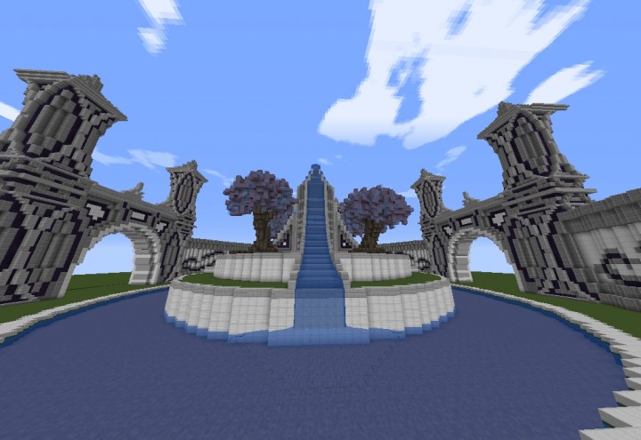 Futuristic Castle Thing Minecraft Map