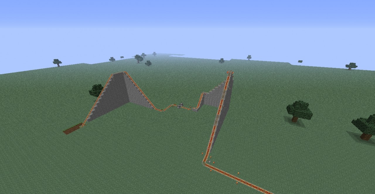 my roller coaster Minecraft Map
