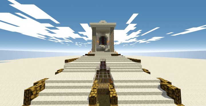 Custom Sand Temple! Minecraft Project