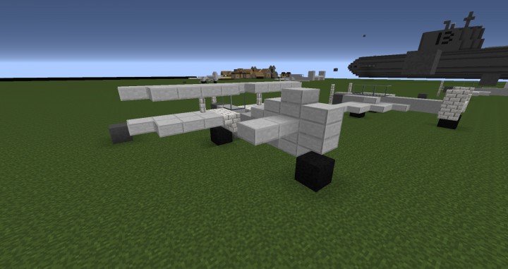 Biplane Fighter Minecraft Map