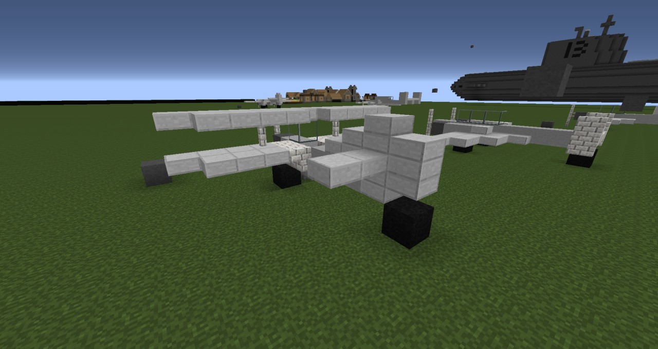 Biplane Fighter Minecraft Map