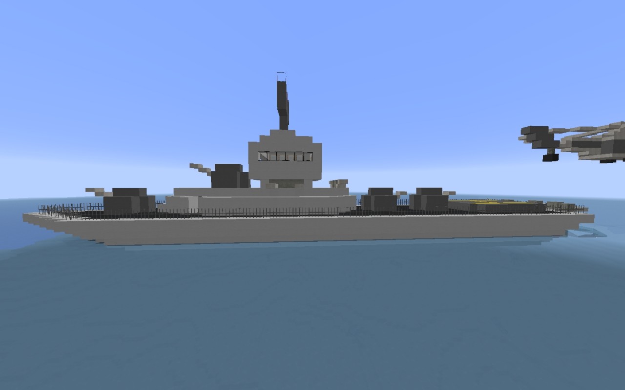Modern Destroyer Ship (USS Destroyer) Minecraft Map