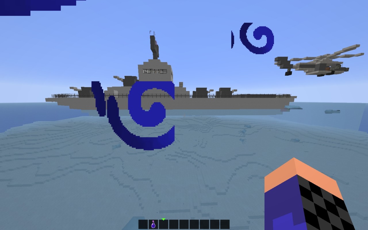 Modern Destroyer Ship (USS Destroyer) Minecraft Map
