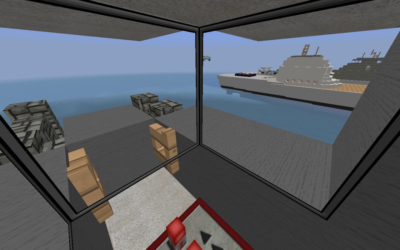 Modern Destroyer Ship (USS Destroyer) Minecraft Map