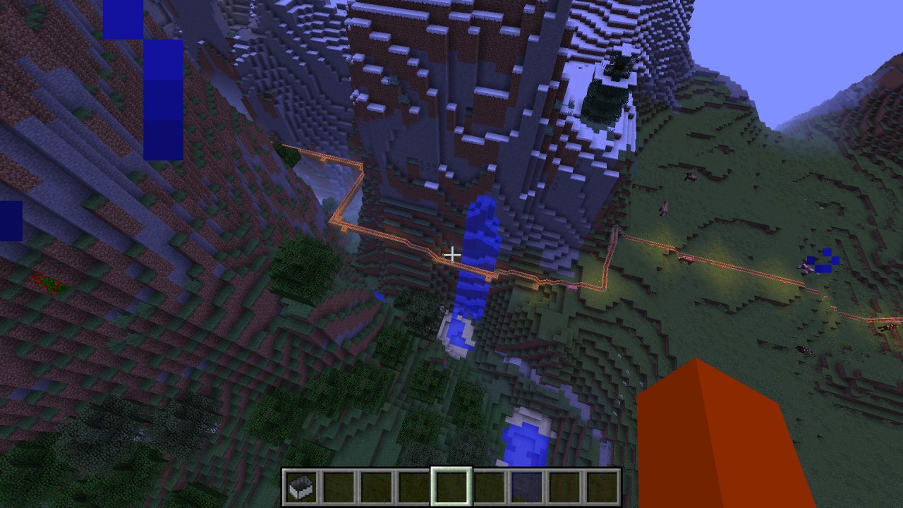 AMPLIFIED world minecart ride! Super fun! Minecraft Map