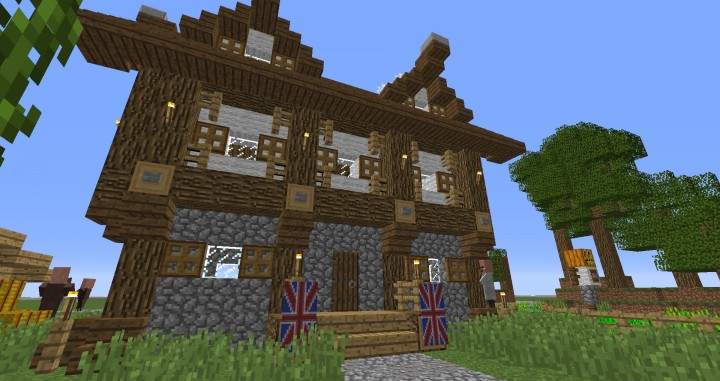 Small Medieval Village Minecraft Map