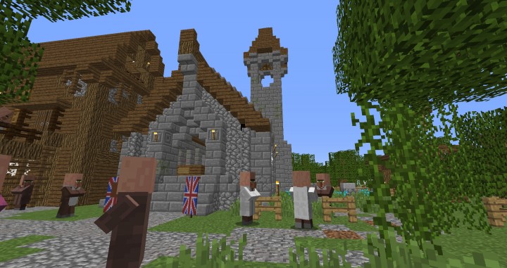 Small Medieval Village Minecraft Map