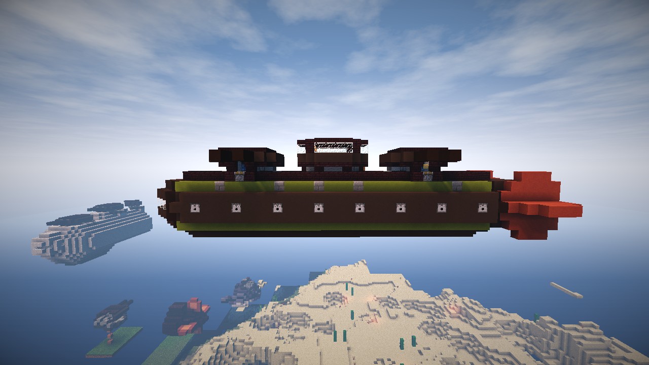 Movecraft Airship - Attack boat Minecraft Map