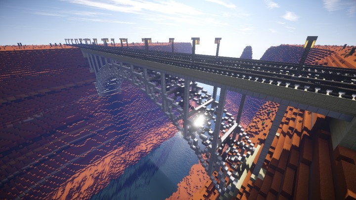 Canyon Arch Bridge Minecraft Map