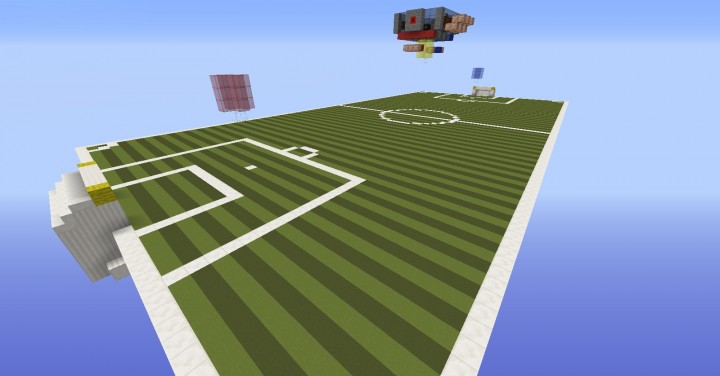 Minecraft soccer arena Minecraft Map