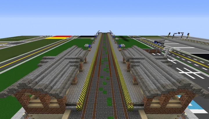 NETRA American Commuter Rail Station Minecraft Map