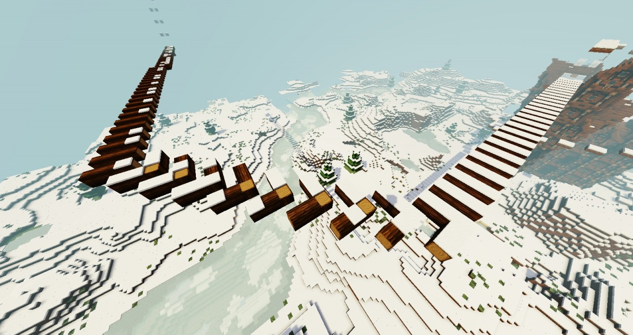 All Biome Parkour #11 Ice Plains Minecraft Map