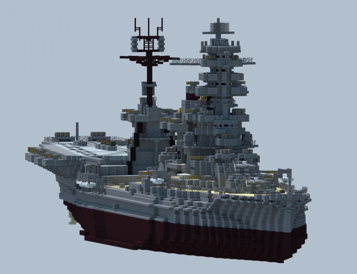IJN Battleship Ise Minecraft Map