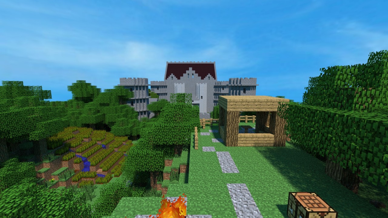 BETA 1.7 | Old Survival Builds Minecraft Map