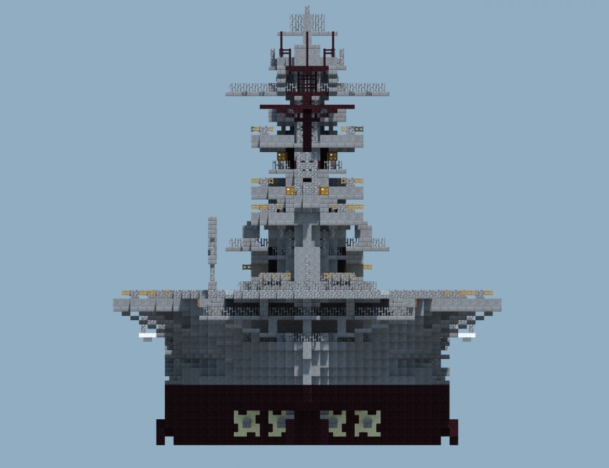 IJN Battleship Ise Minecraft Map