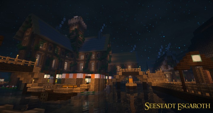 Laketown Esgaroth / Seestadt Esgaroth Minecraft Map
