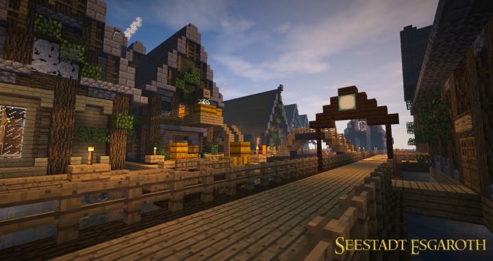 Laketown Esgaroth / Seestadt Esgaroth Minecraft Map