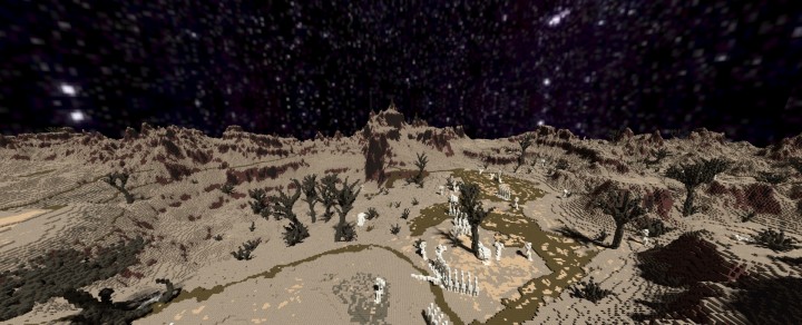 [Realistic Landscape] 3k x 3k Custom End Minecraft Map