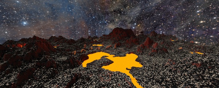 [Realistic Landscape] 3k x 3k Custom End Minecraft Map