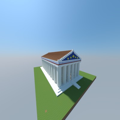 Temple of Zues, Olympia 465 BC Minecraft Map