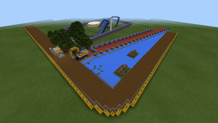 Metroplex Thrill Parks:Shark Plunge Ride Minecraft Map