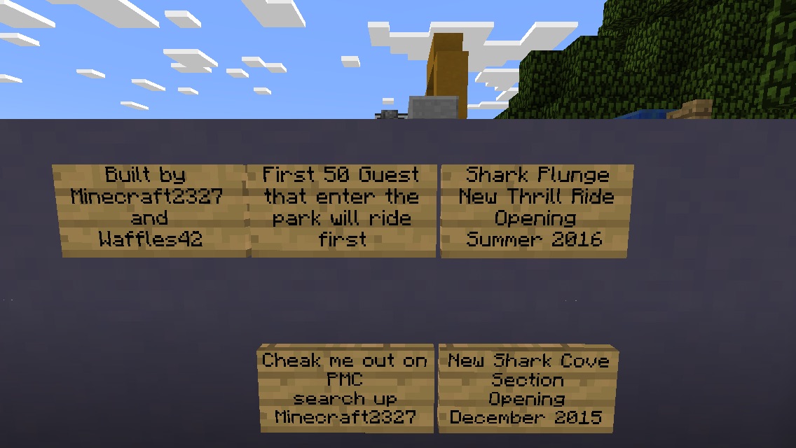 Metroplex Thrill Parks:Shark Plunge Ride Minecraft Map
