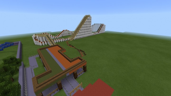 Metroplex Thrill Parks:Shark Plunge Ride Minecraft Map