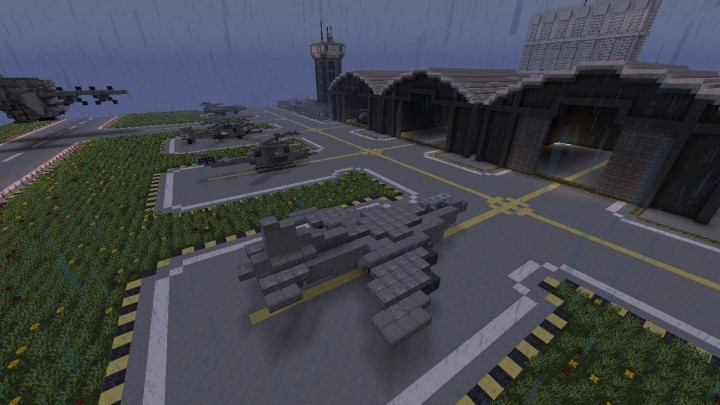 Minecraft airforce base Minecraft Map