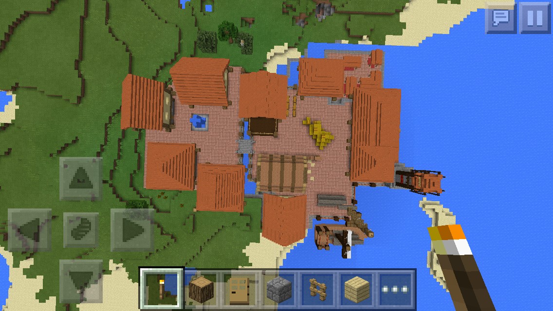 big minecraft pe (pocket edition) town / village sakia Minecraft Map