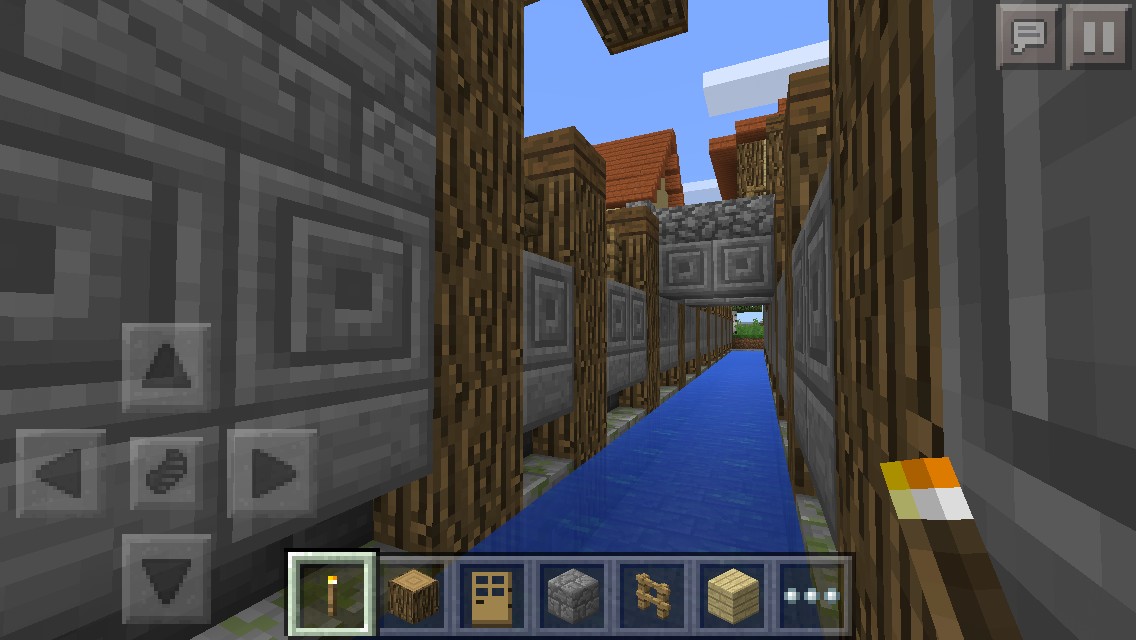 big minecraft pe (pocket edition) town / village sakia Minecraft Map