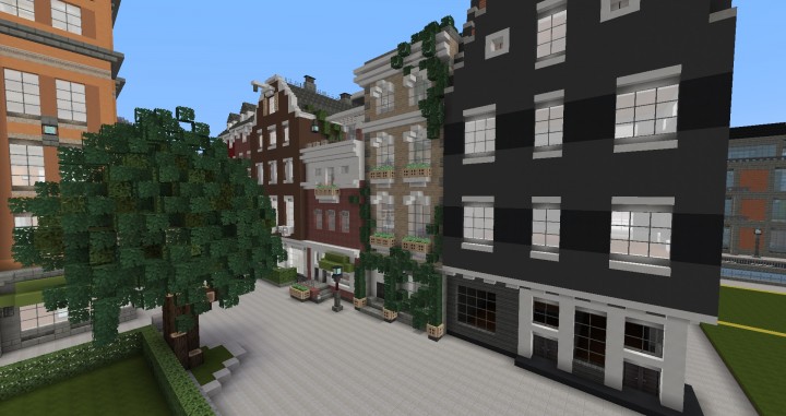 Amsterdam Houses Minecraft Map