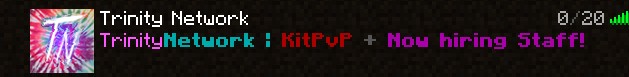 Trinity Network [KitPvP] Minecraft Server