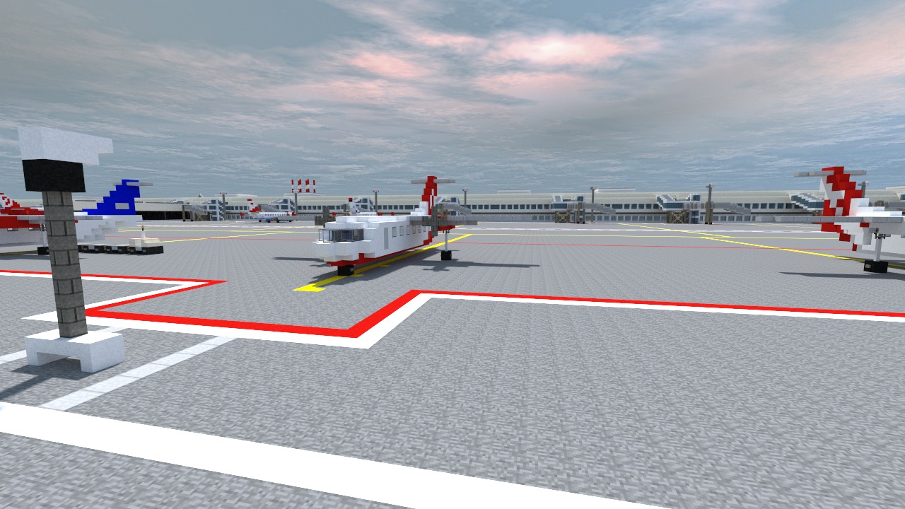 Bombardier Q400 [1:1] Minecraft Map