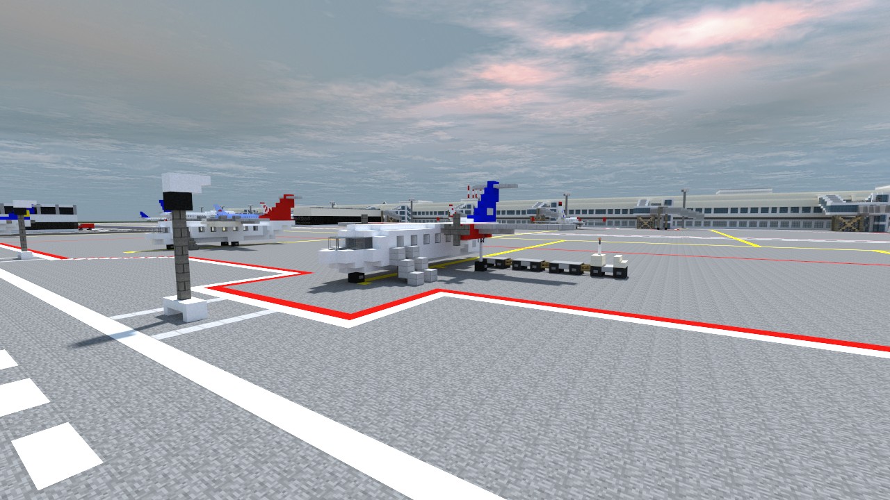 Bombardier Q400 [1:1] Minecraft Map