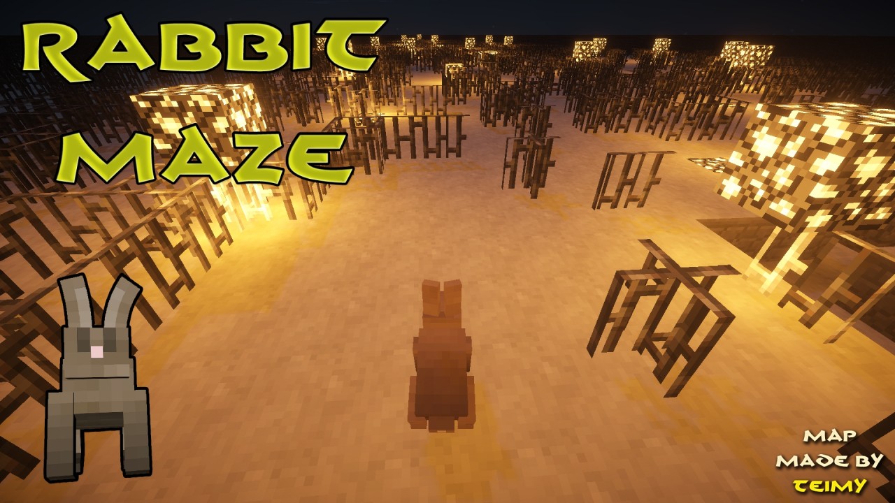 Rabbit maze - Minigame Minecraft Map