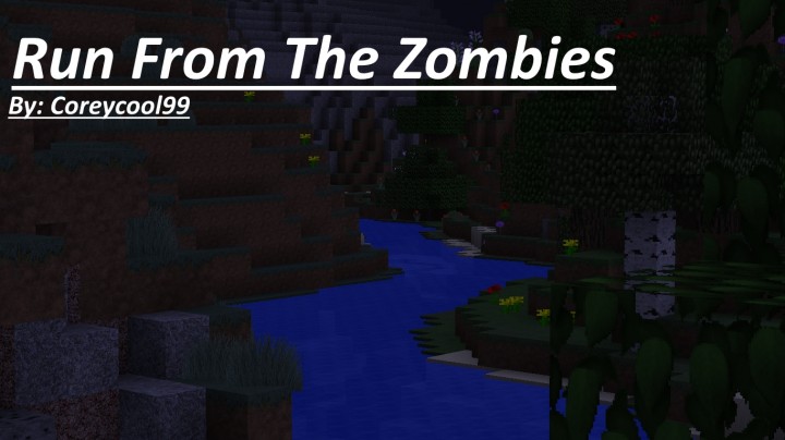 Run From The Zombies Minecraft Map