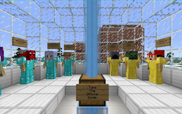 Mianite Armor Stand Museum Minecraft Map