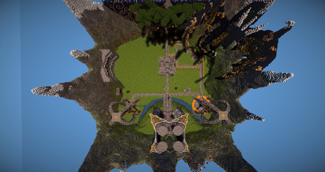 SkyForge Spawn Minecraft Map