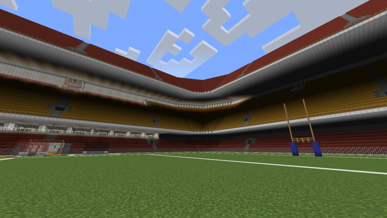 Terrain de rugby à 15 Minecraft Map