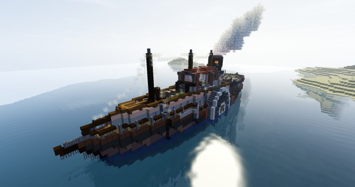 steamboat - industrial age Minecraft Map