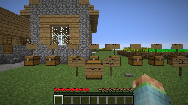 Custom Crafting Minecraft Map