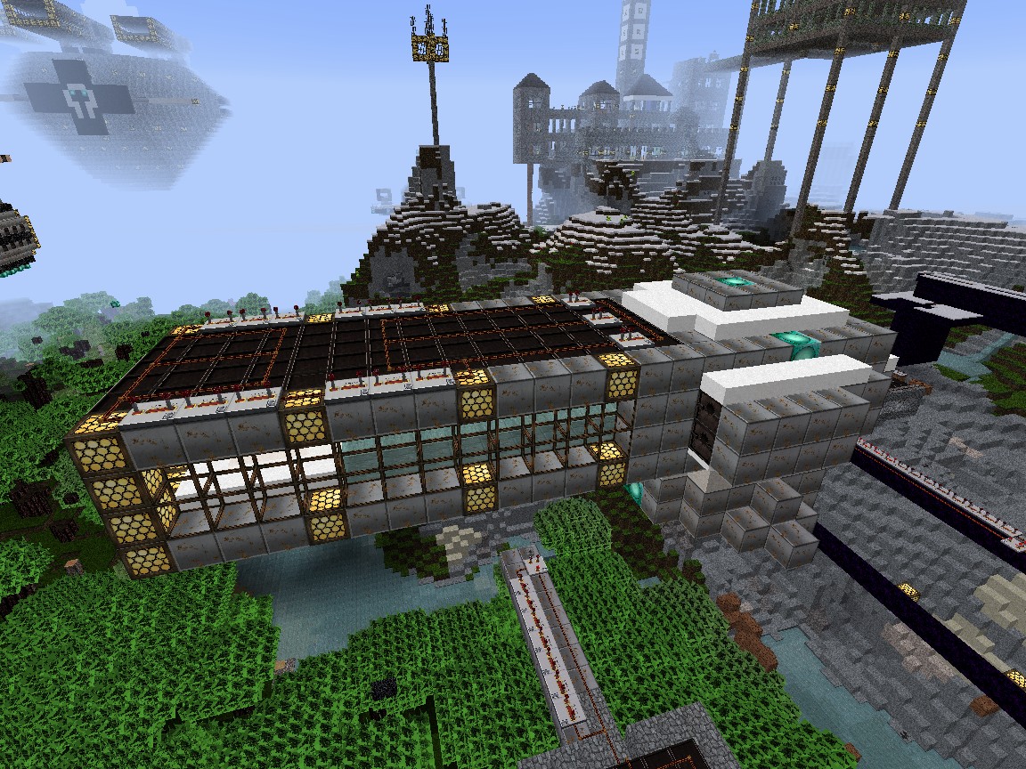 RAIL GUN ALPHA Minecraft Map