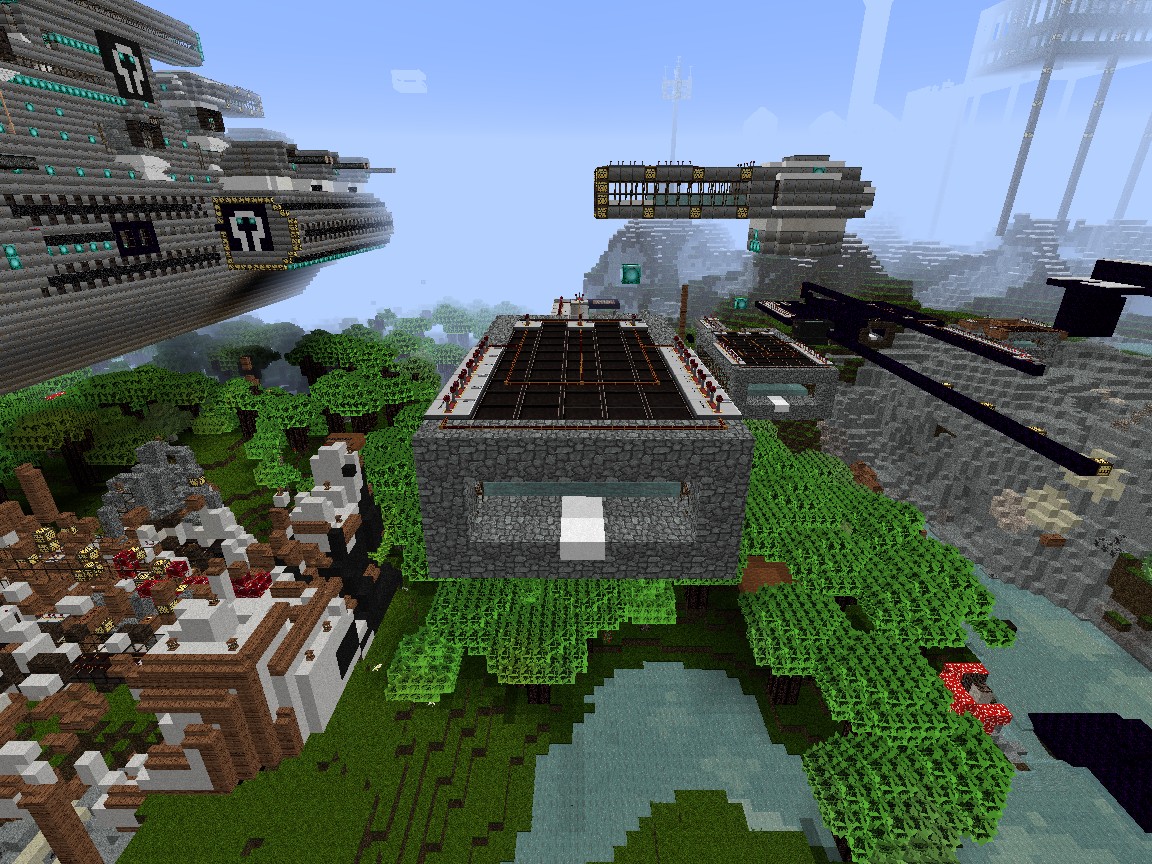 RAIL GUN ALPHA Minecraft Map