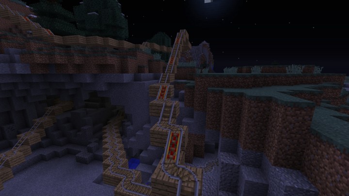 The Mine Train Minecraft Map