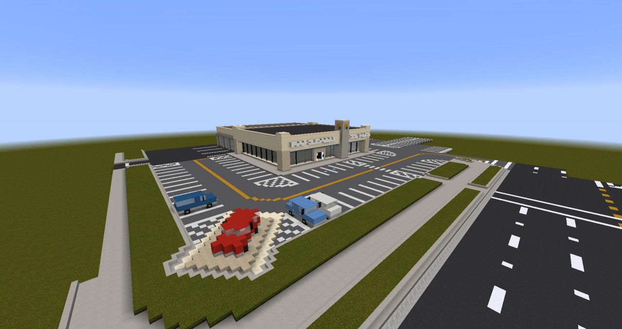 John Berry's ~ Car Showroom Minecraft Map