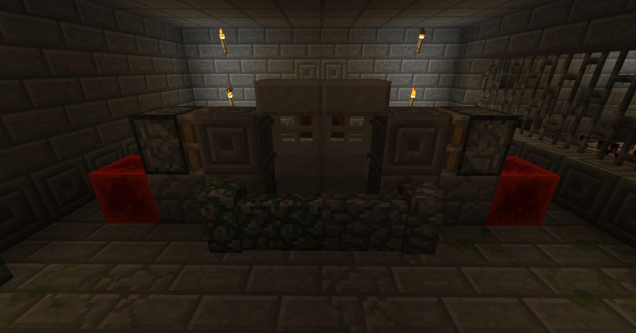 Minecraft SAW: Piston Trap Minecraft Map