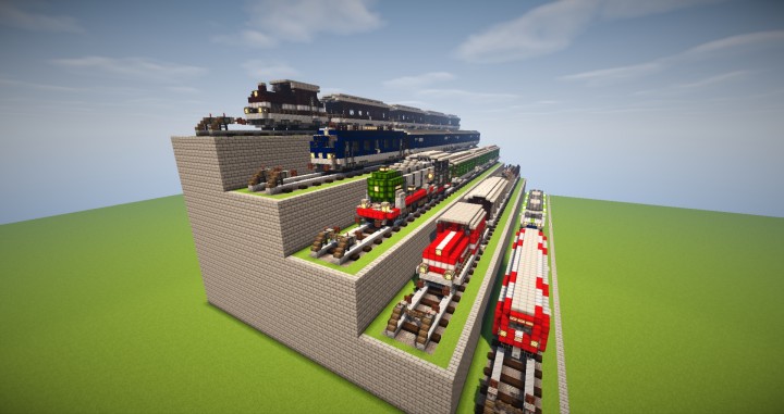 Train Collection v1.0 Minecraft Map